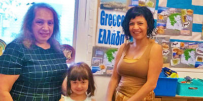 Learning Greek early on